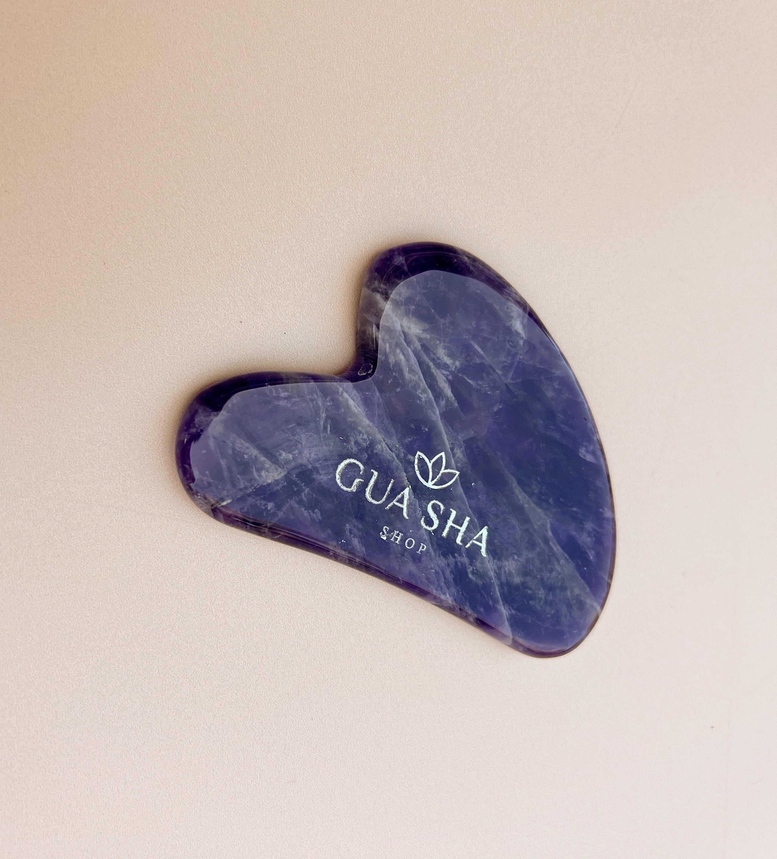 Amethyst Guasha Stone Face Sculptor | Gua Sha Shop | Gua Sha Shop